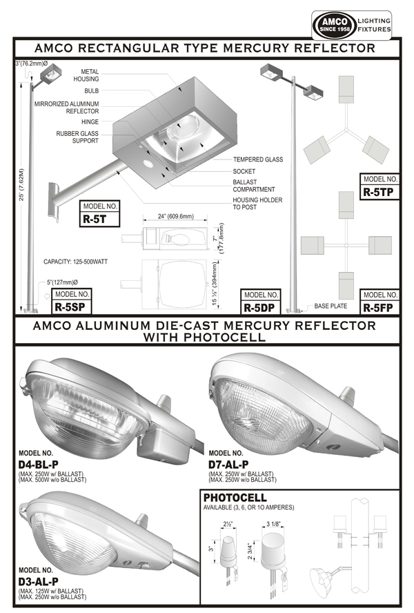 Mercury Reflector - Atlantic Manufacturing Co., Inc.